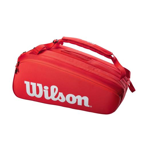 Wilson Super Tour 15 Pack Racquet Bag (Red) » Strung Out